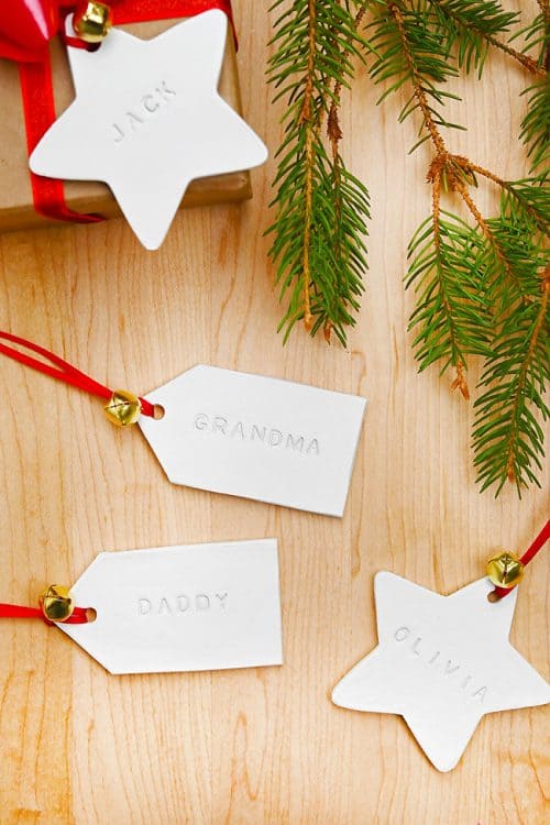 Clay Gift Tags | Easy Air Dry Clay Gift Tags