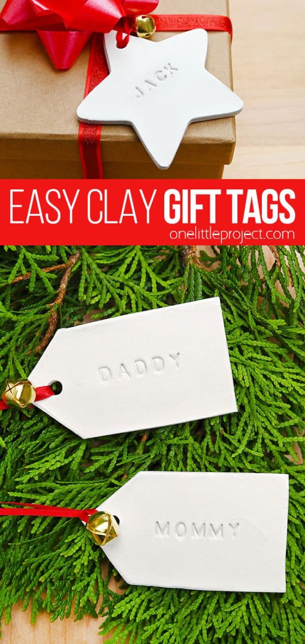 Clay Gift Tags | Easy Air Dry Clay Gift Tags