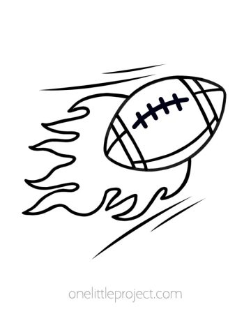 Football Coloring Pages | Free, Printable Football Coloring Sheets