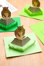 Groundhog Pop-Up Craft | Free Groundhog Day Craft Template