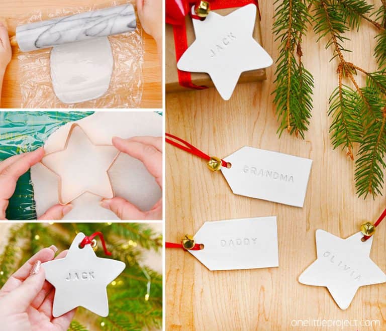 Clay Gift Tags | Easy Air Dry Clay Gift Tags