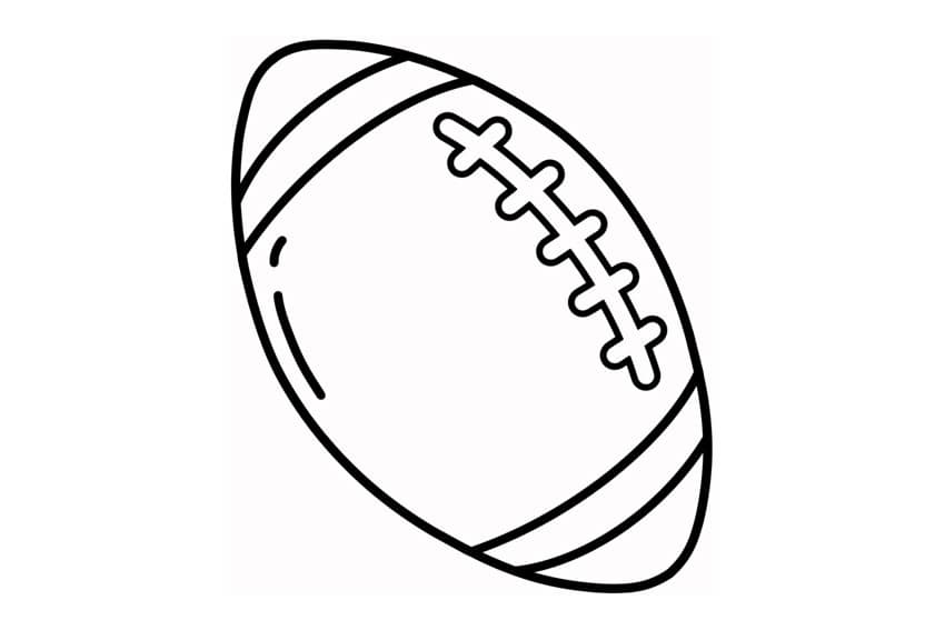 Football Outline Free Printable Football Shape Templates