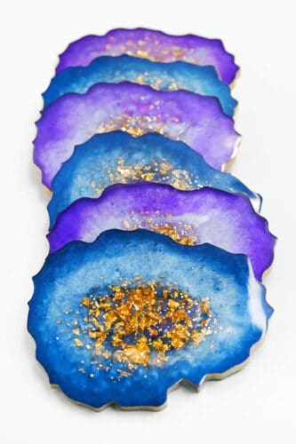 Resin Geode Coasters | Easy DIY Geode Resin Coasters
