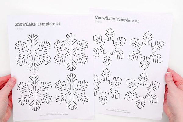 Glitter Snowflakes Craft | Easy Glitter Glue Snowflake Ornaments