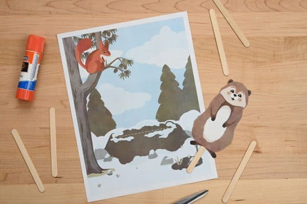 Groundhog Paper Bag Puppet - Cute & Easy Groundhog Day Craft