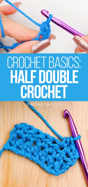 How to Half Double Crochet | Half Double Crochet (hdc) Stitch