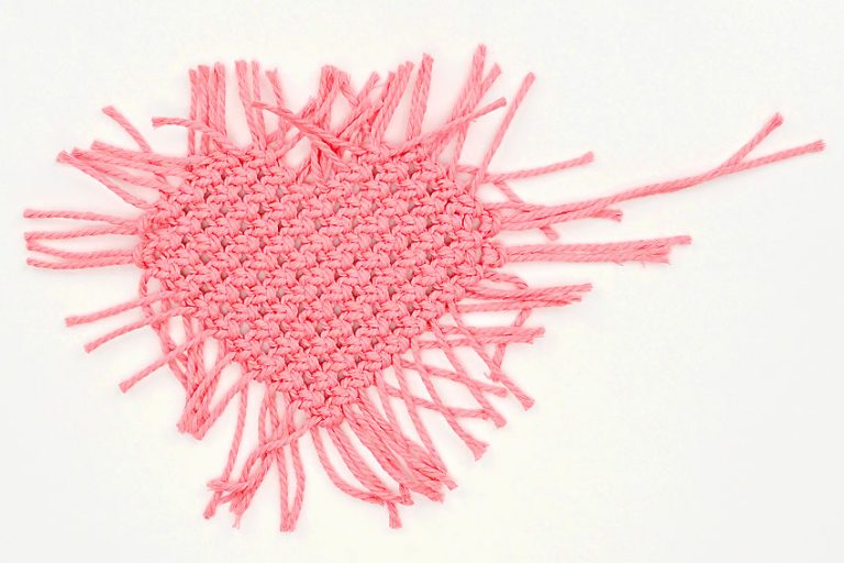 Macrame Heart Coaster | Easy Heart Macrame Coaster Pattern