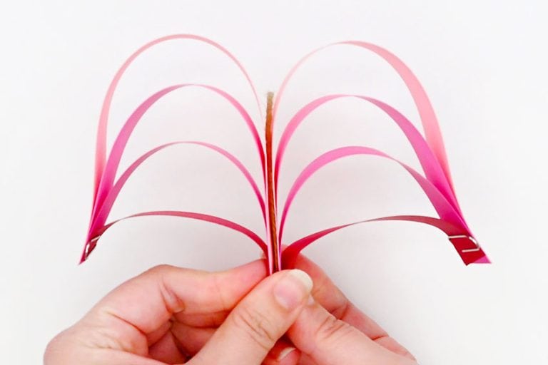 Paper Strip Hearts | Easy Paper Strip Heart Craft