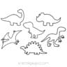 Dinosaur Outline | Free, Printable Dinosaur Templates