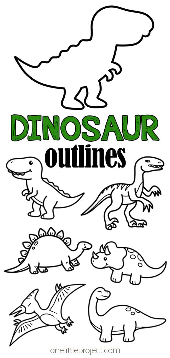 Dinosaur Outline | Free, Printable Dinosaur Templates