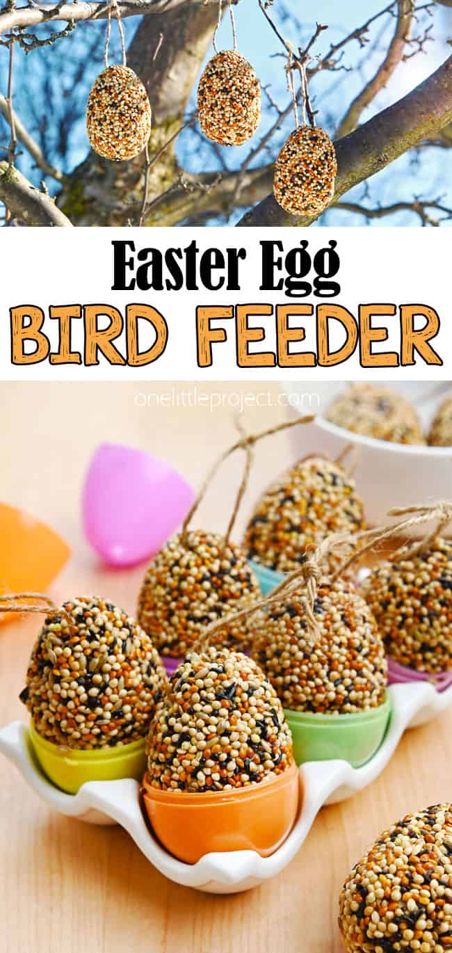 Easter Egg Bird Feeder | Easter Egg Birdseed Ornaments