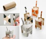 Paper Roll Cat | Toilet Paper Roll Cat Craft