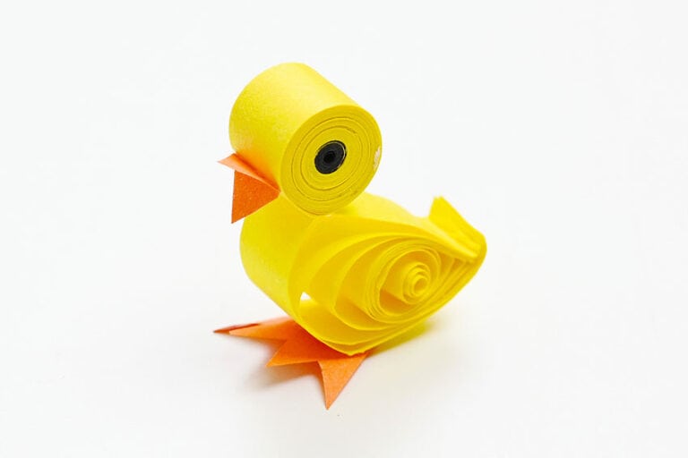 How to Make Quilled Paper Chicks | Easy Paper Quilling Craft