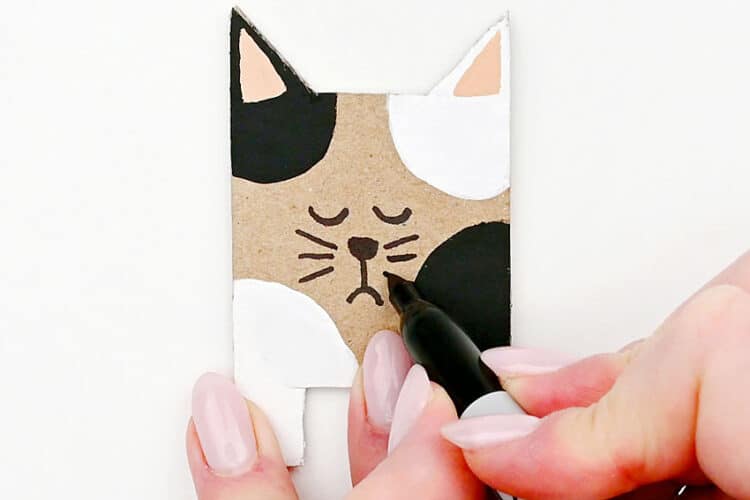 Paper Roll Cat | Toilet Paper Roll Cat Craft