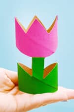 Paper Roll Tulips | Easy Toilet Paper Roll Tulip Craft