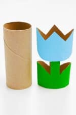Paper Roll Tulips | Easy Toilet Paper Roll Tulip Craft