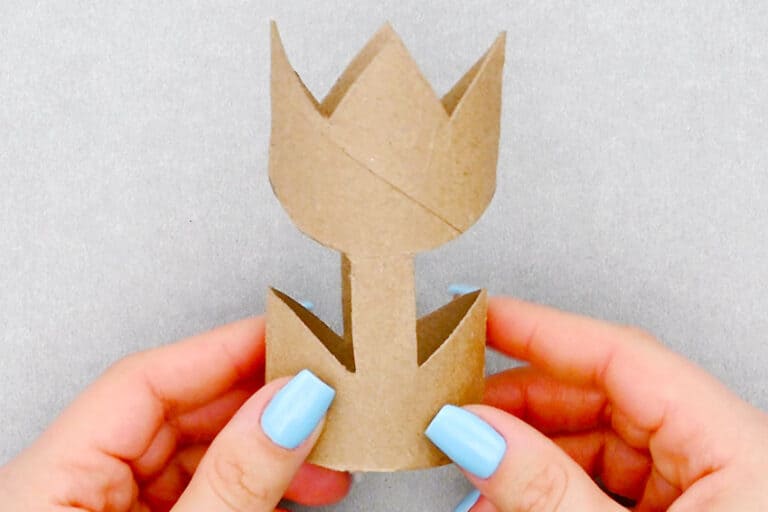 Paper Roll Tulips | Easy Toilet Paper Roll Tulip Craft