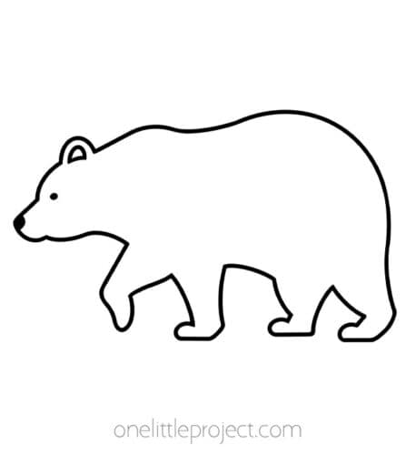 Bear Outline | Free Printable Bear Templates