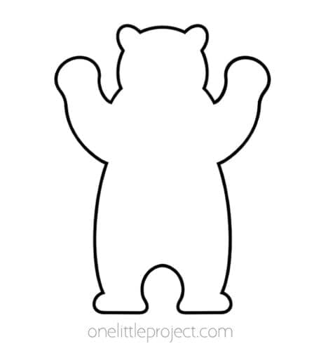 Bear Outline | Free Printable Bear Templates