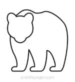 Bear Outline | Free Printable Bear Templates