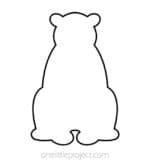 Bear Outline | Free Printable Bear Templates