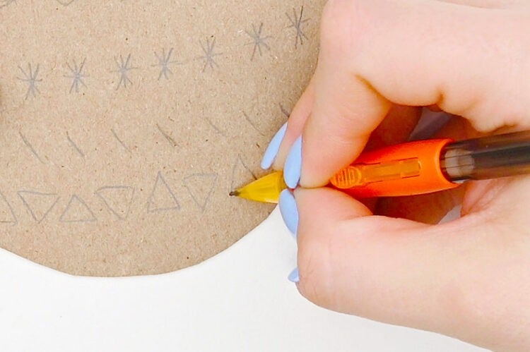 Embroidered Cardboard Easter Eggs | Fun Kids Embroidery Craft