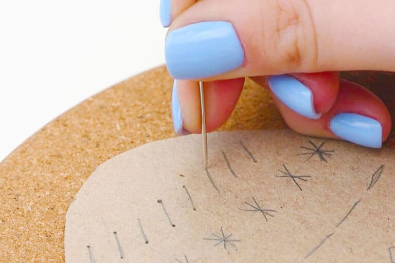 Embroidered Cardboard Easter Eggs | Fun Kids Embroidery Craft