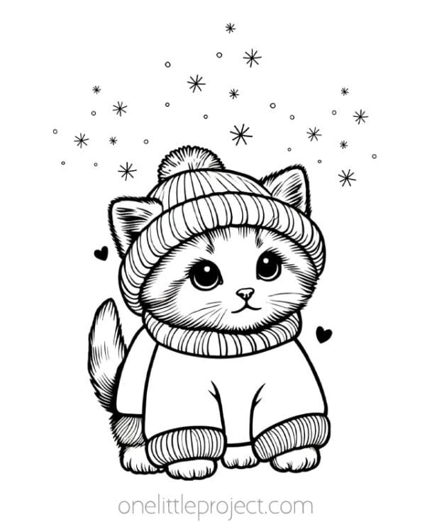 Kitten Coloring Pages | Free, Printable Kitten Coloring Sheets