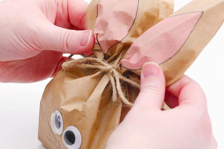 Paper Bag Bunny | Cute DIY Easter Basket Craft
