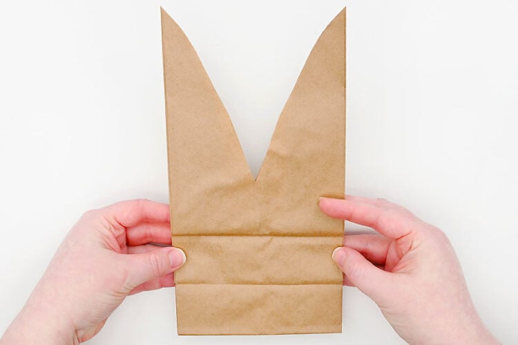 Paper Bag Bunny | Cute DIY Easter Basket Craft