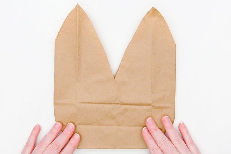 Paper Bag Bunny | Cute DIY Easter Basket Craft