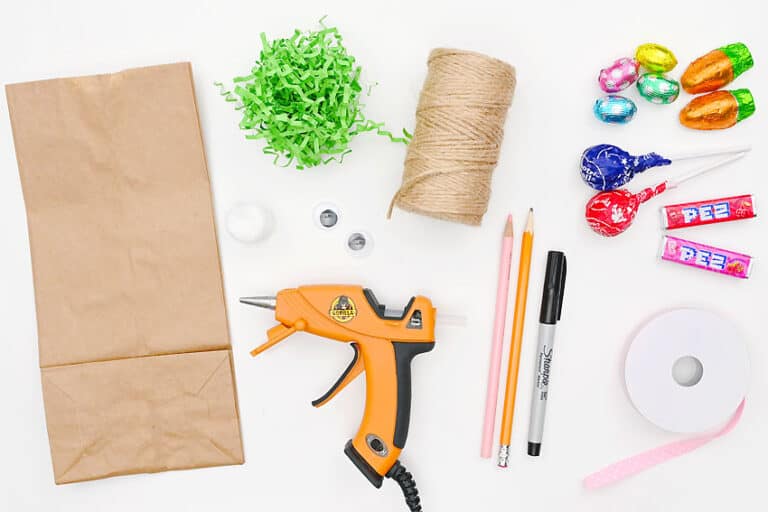 Paper Bag Bunny | Cute DIY Easter Basket Craft