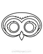 Free Printable Owl Mask | Paper Owl Mask Craft