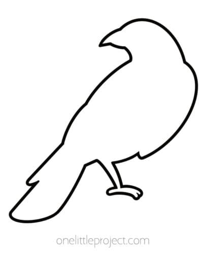 Bird Outline | Free, Printable Bird Template Shapes