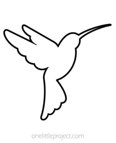 Bird Outline | Free, Printable Bird Template Shapes