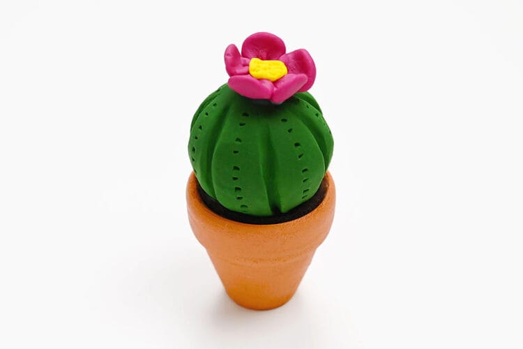 DIY Clay Cactus - Cute and Easy Polymer Clay Craft