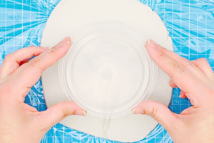 Flower Imprint Clay Dish | Botanical Clay Trinket Dish