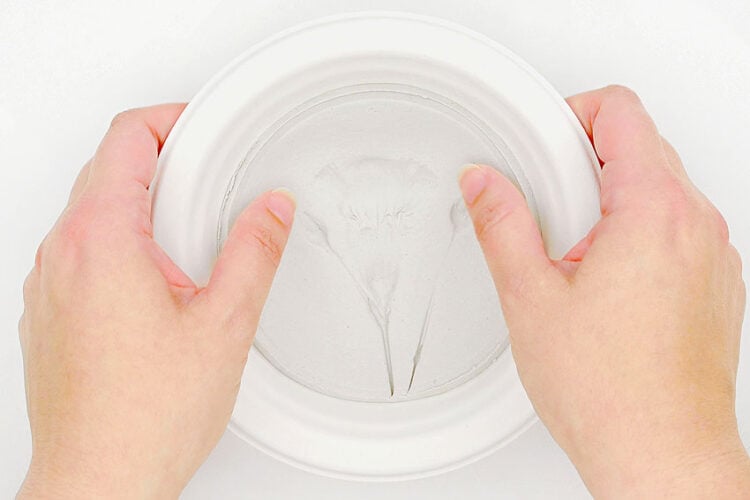 Flower Imprint Clay Dish | Botanical Clay Trinket Dish