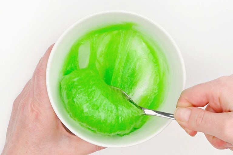 Green Slime Recipe – Bright, Stretchy, and Easy to Make!