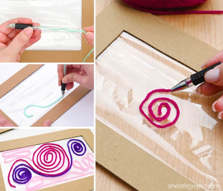 Yarn Pen Art Hack: How to "Paint" With Yarn Using a Pen