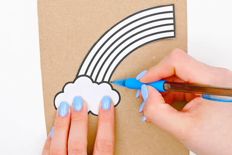Spring Sewing Cards for Kids | Cute Stitching Cards Craft
