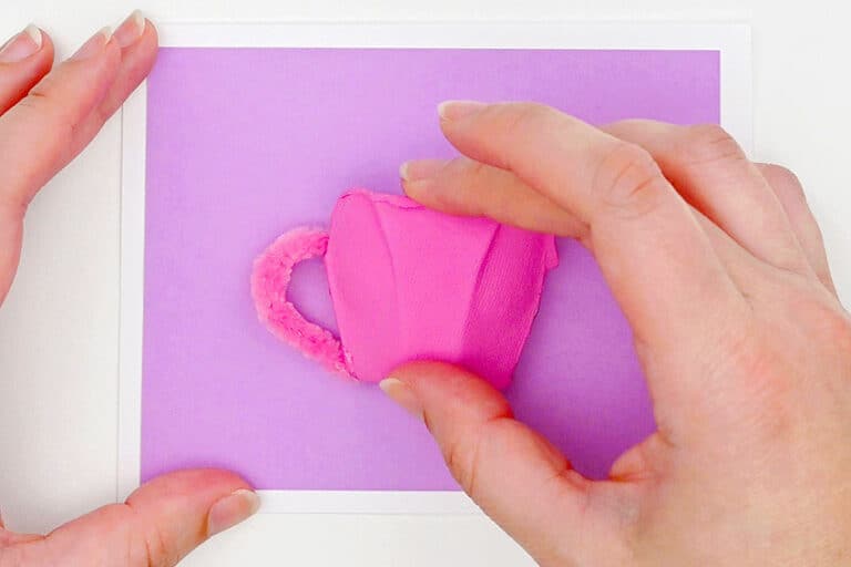 Tea Cup Mother's Day Card | Cute DIY Egg Carton Tea Cup Card