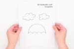 3D Umbrella Craft - Easy Paper Umbrella Art for Kids