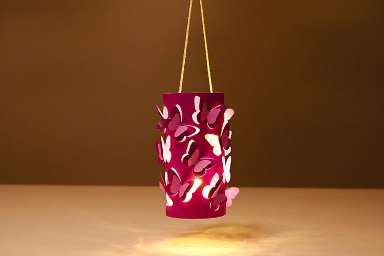 How to Make Butterfly Paper Lanterns - Easy DIY Craft Idea