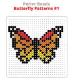 Perler Bead Butterfly – Free Patterns & Easy Tutorial