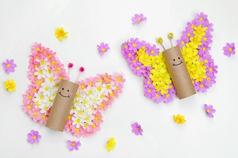 How to Make Butterfly Paper Lanterns - Easy DIY Craft Idea