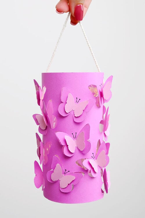 How to Make Butterfly Paper Lanterns - Easy DIY Craft Idea