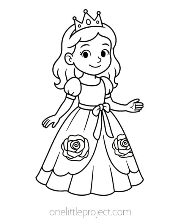 Girl Coloring Pages - Free, Printable Coloring Sheets for Girls