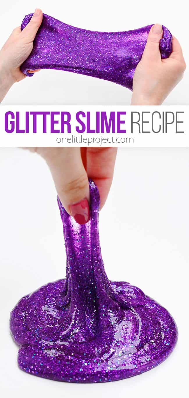 How to Make Glitter Slime - Easy Recipes with Glue & Glitter Glue