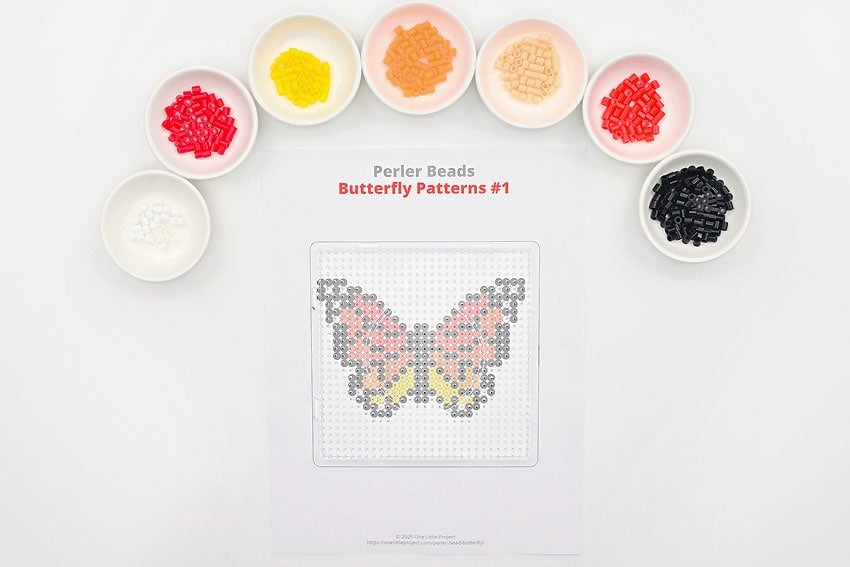 Perler Bead Butterfly – Free Patterns & Easy Tutorial